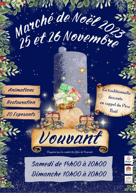 Marché de noël de VOUVANT : 25 et 26 novembre